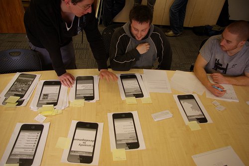 Development and testing for public labs: “Fake it before you make it ...