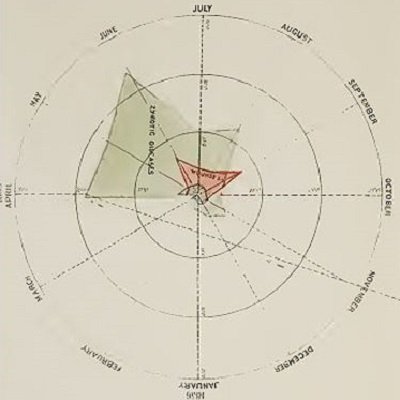 Nightingale Wedge Diagram DataViz History: Diagram Of The Causes Of