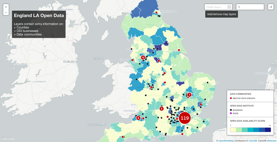 Local open data ecosystems - a prototype map | Nesta