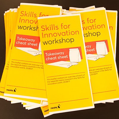 Getting started with skills for innovation | Nesta